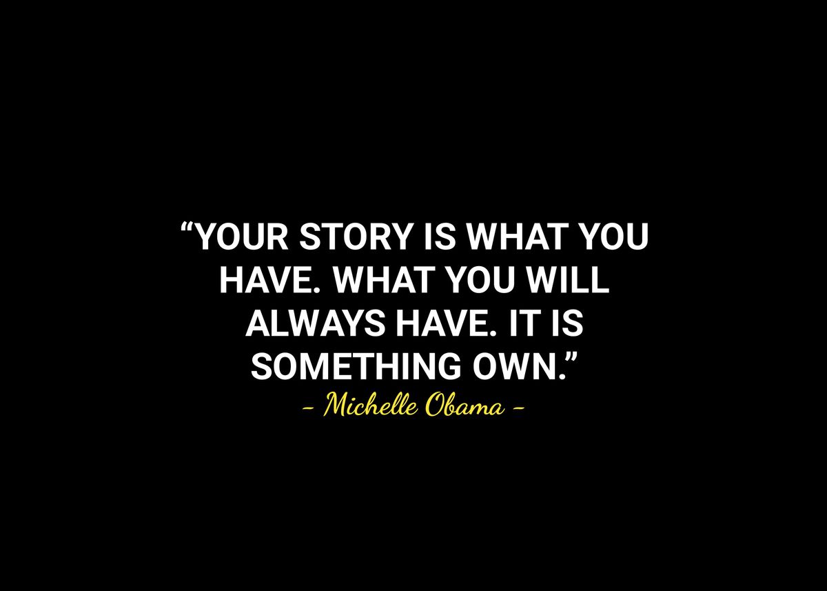 'Michelle Obama quotes ' Poster, picture, metal print, paint by Quotes ...