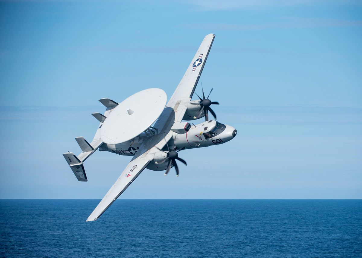 'E2 C Hawkeye ' Poster, picture, metal print, paint by Tim | Displate