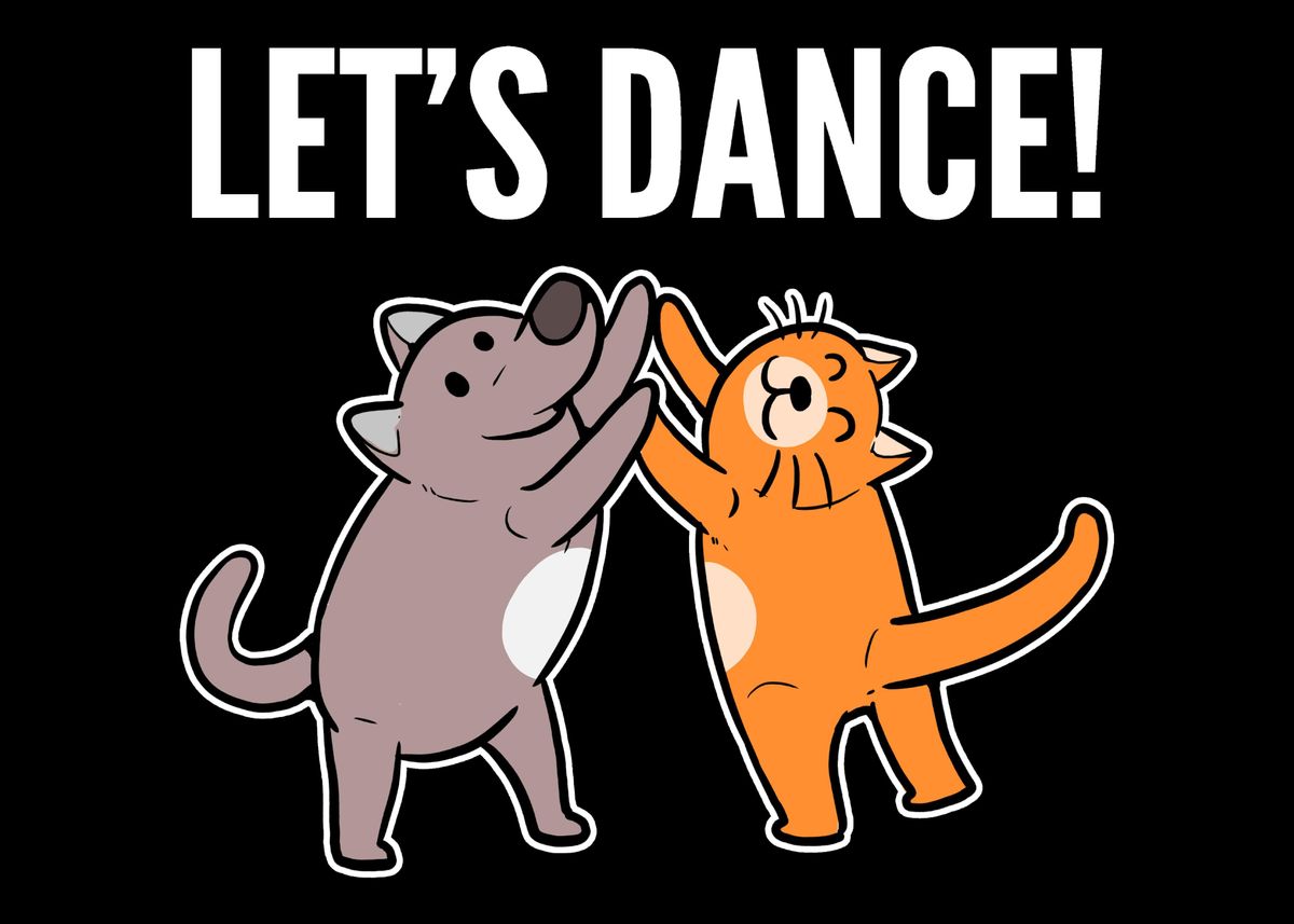 'Lets Dance Latino or Lati' Poster, picture, metal print, paint by ...