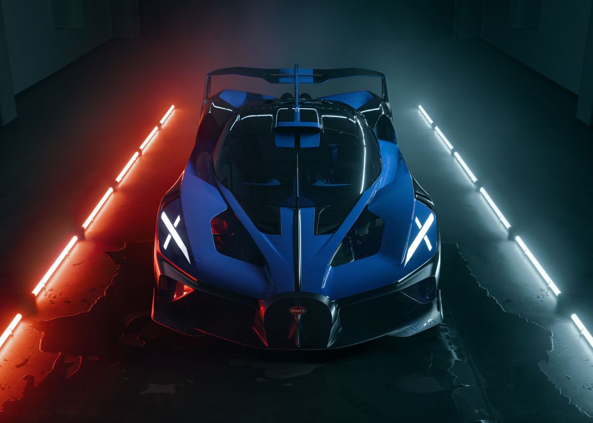 'bugatti bolide' Poster, picture, metal print, paint by Auto Maniac ...