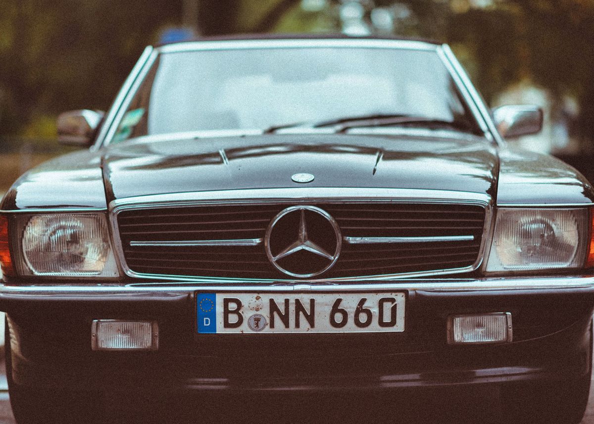 'Vintage Mercedes Benz' Poster, picture, metal print, paint by Sam ...