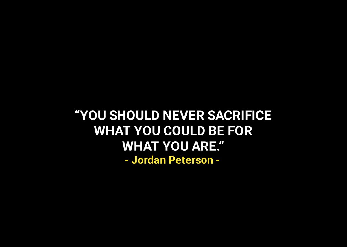 'Jordan Peterson quotes ' Poster, picture, metal print, paint by Quotes ...