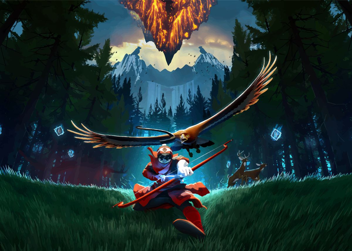 'The Pathless' Poster, picture, metal print, paint by Va Mitha | Displate