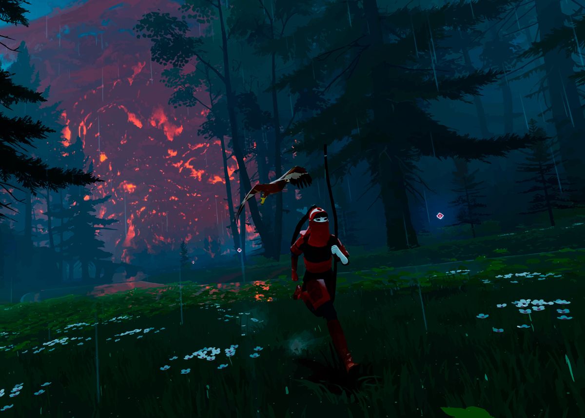 'The Pathless' Poster, picture, metal print, paint by Va Mitha | Displate