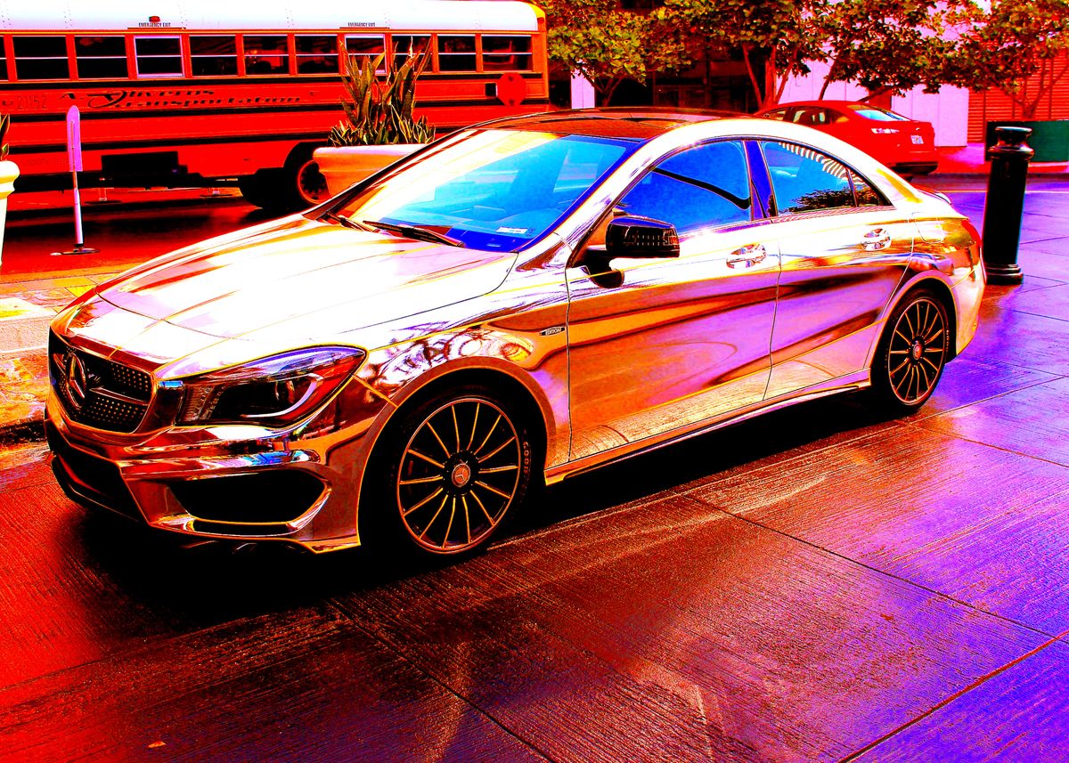 'Mercedes Benz CLA Class' Poster, picture, metal print, paint by Marcel ...