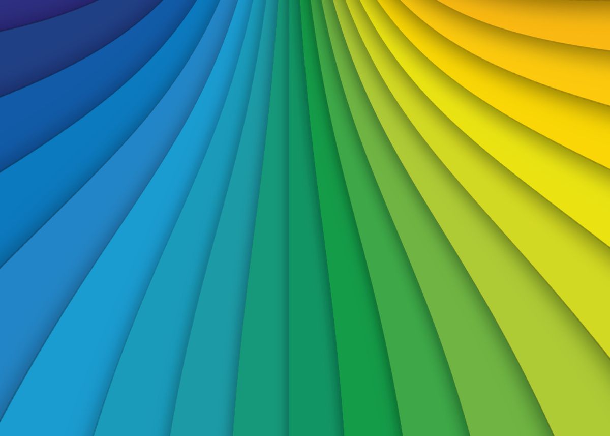 'Rotation Abstract' Poster, picture, metal print, paint by mystery box ...