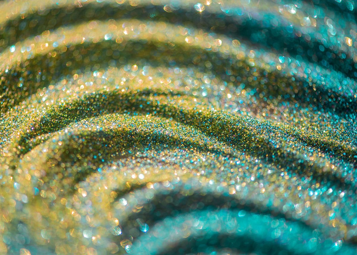 'Abstract glitter art' Poster by Zelma Brezinska | Displate