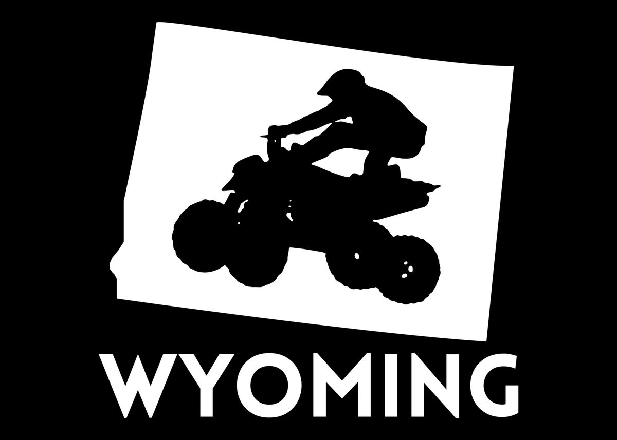 'Quad Bike' Poster, picture, metal print, paint by BobbyBubble | Displate