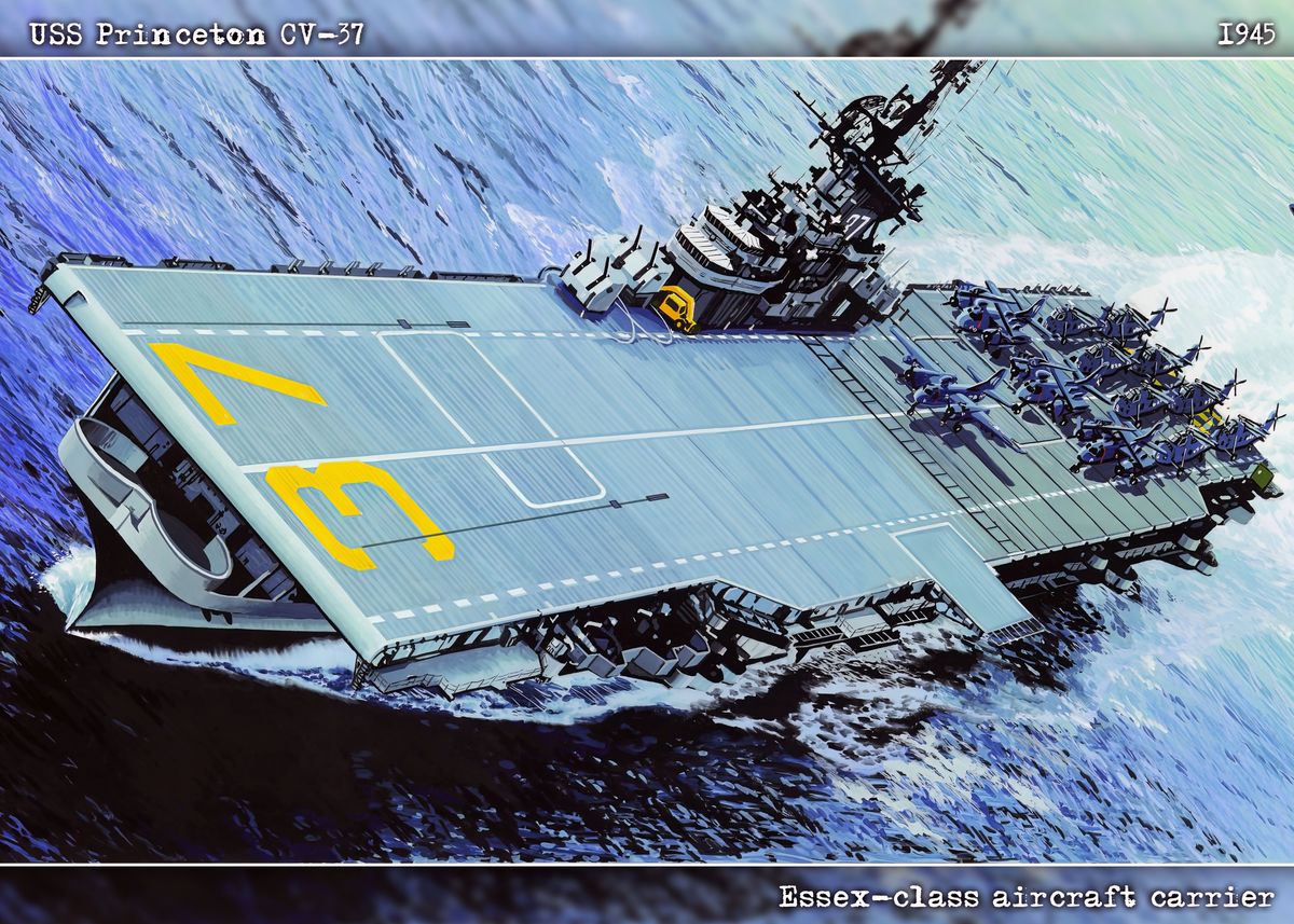 'Princeton CV37 Carrier' Poster, picture, metal print, paint by ...
