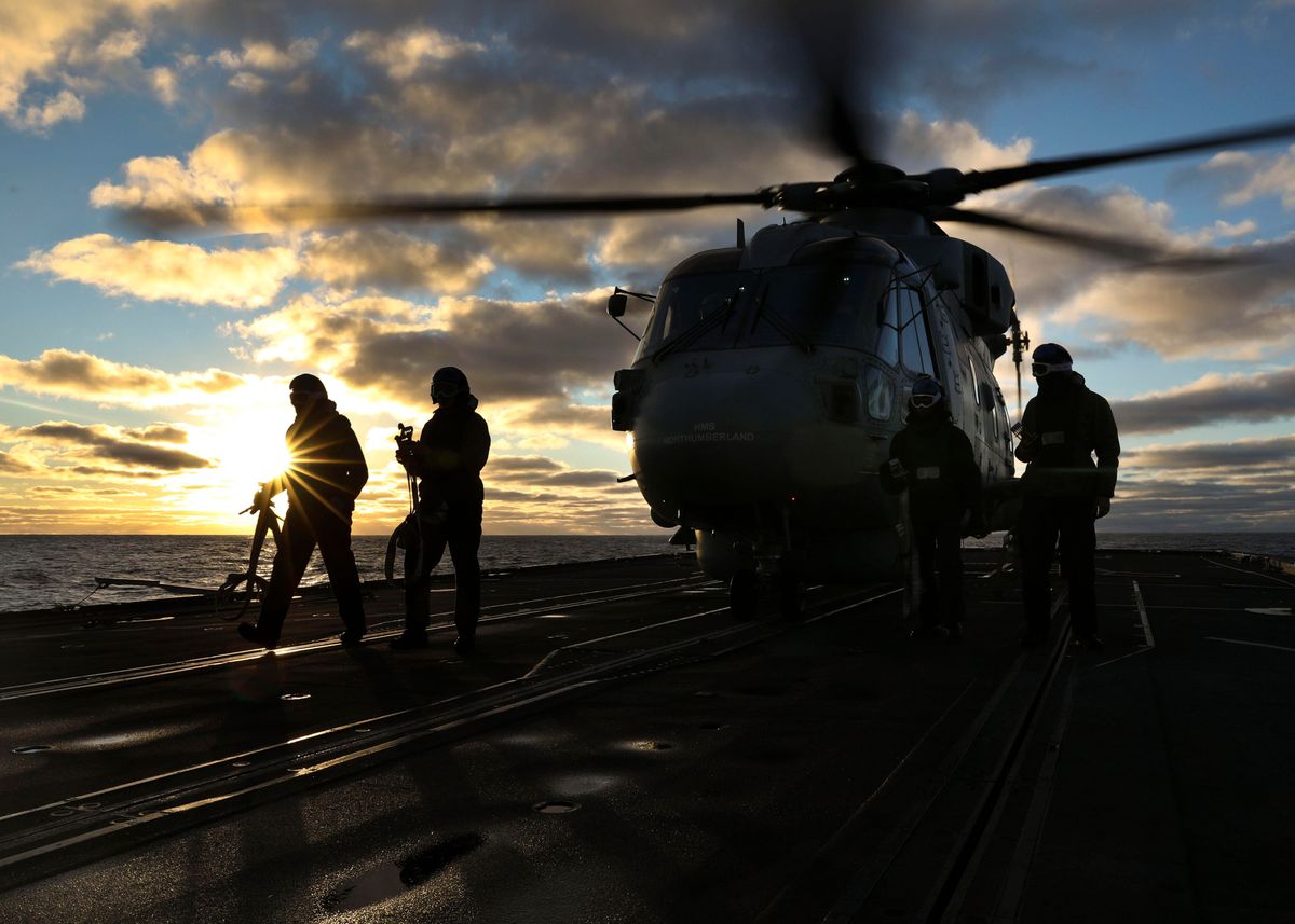 'Merlin Mk2 Helicopter ' Poster, picture, metal print, paint by Tim ...