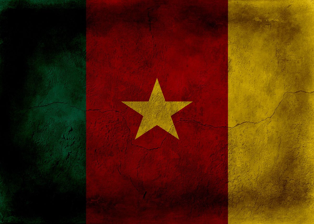 'Cameroon' Poster, picture, metal print, paint by Eli Cassin | Displate