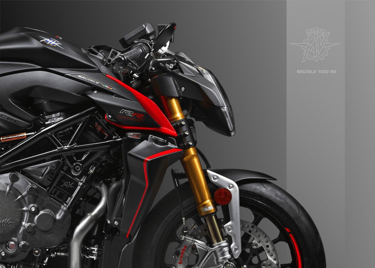'MV AGUSTA BRUTALE 1000 RR' Poster, picture, metal print, paint by Flux ...