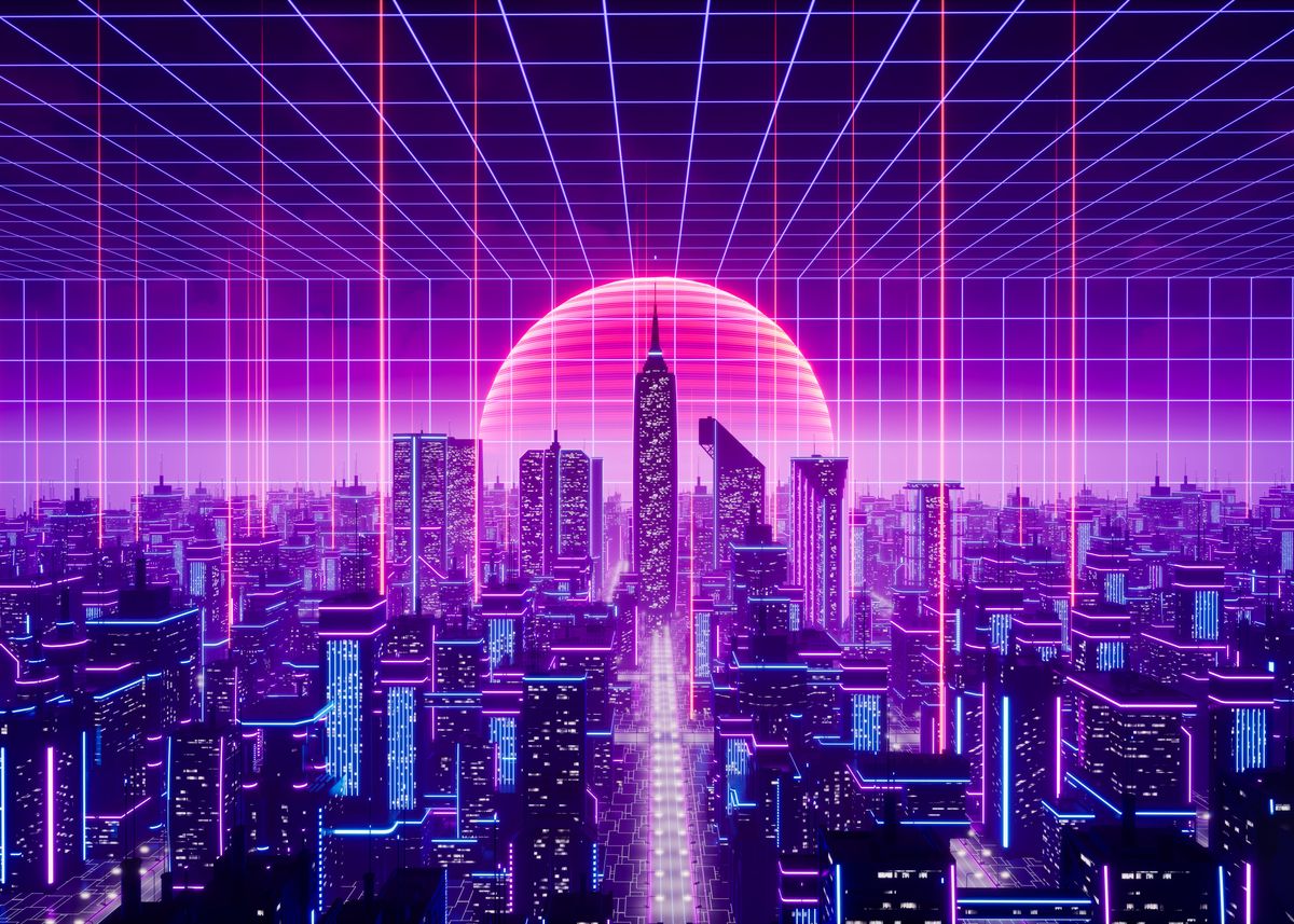 'Tron 2 point 0' Poster, picture, metal print, paint by Designersen ...