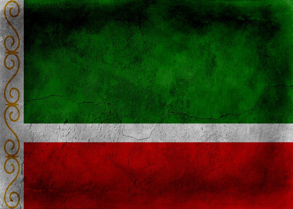 'Chechen Republic' Poster, picture, metal print, paint by Eli Cassin ...