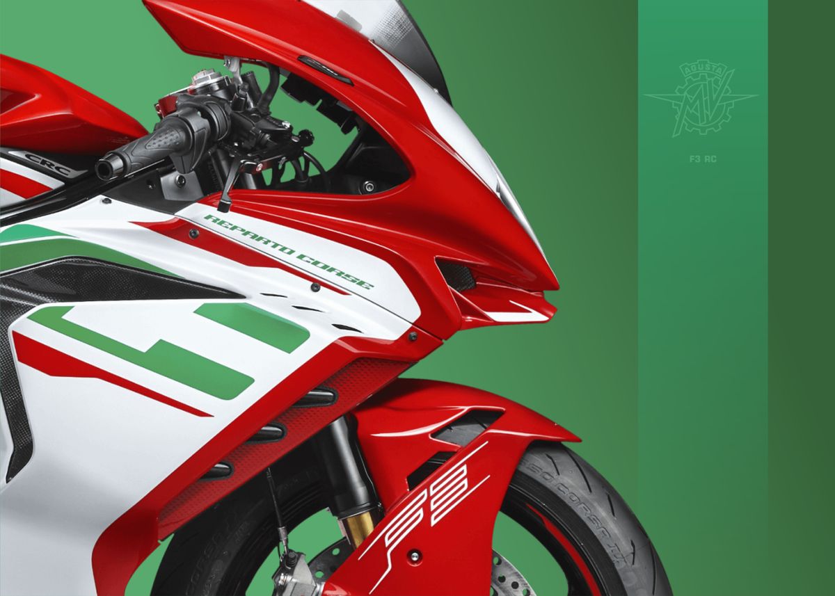 'MV AGUSTA F3 RC' Poster, picture, metal print, paint by Flux Lab ...
