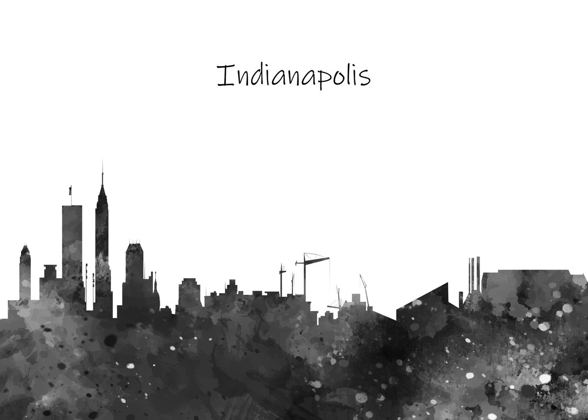 'Indianapolis' Poster by Tracy Houston | Displate