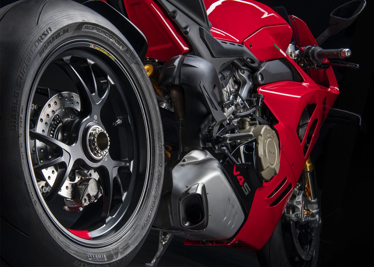 'PANIGALE V4S REAR SHOT' Poster, picture, metal print, paint by Flux ...