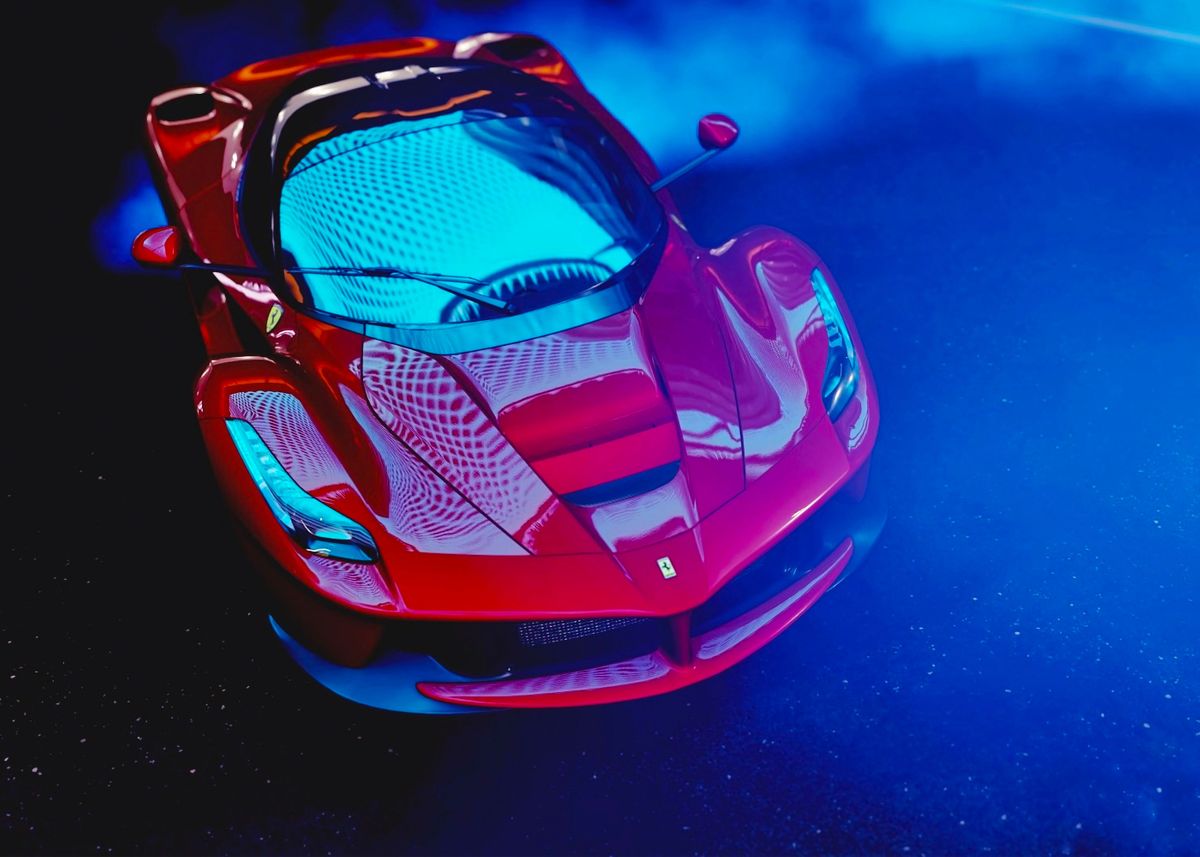'Ferrari LaFerrari' Poster, picture, metal print, paint by Monster Car ...