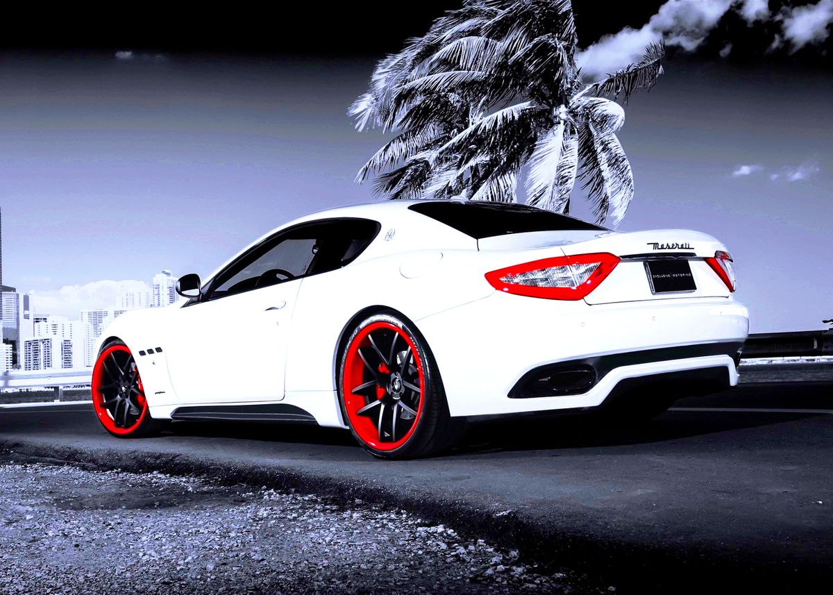 'Maserati' Poster, picture, metal print, paint by Marcel Lee | Displate