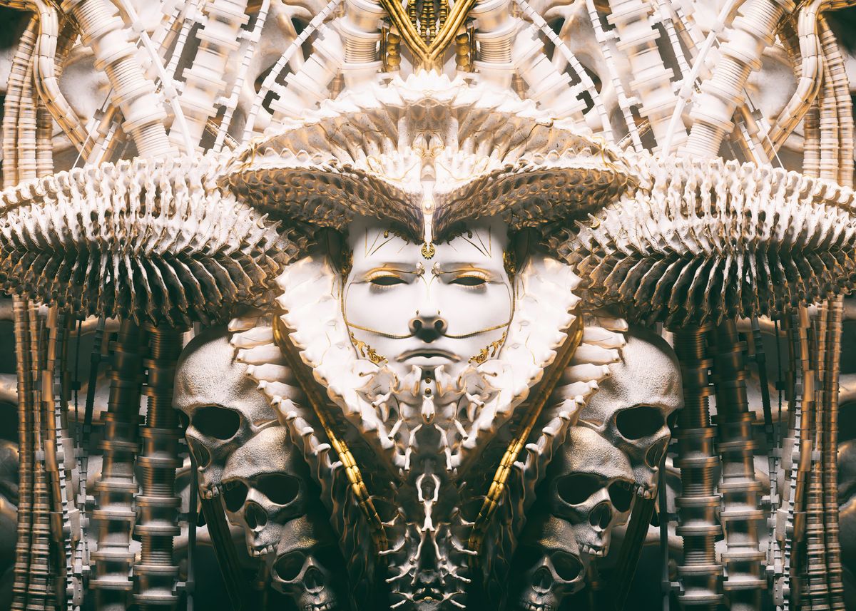 'Isis' Poster, picture, metal print, paint by 25m42 | Displate