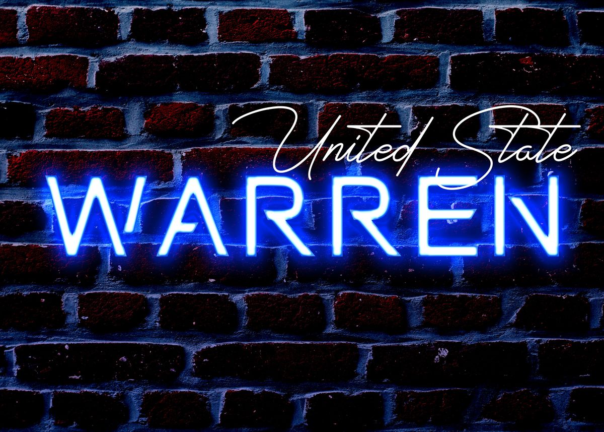 'Warren' Poster, picture, metal print, paint by Wasi Blond | Displate