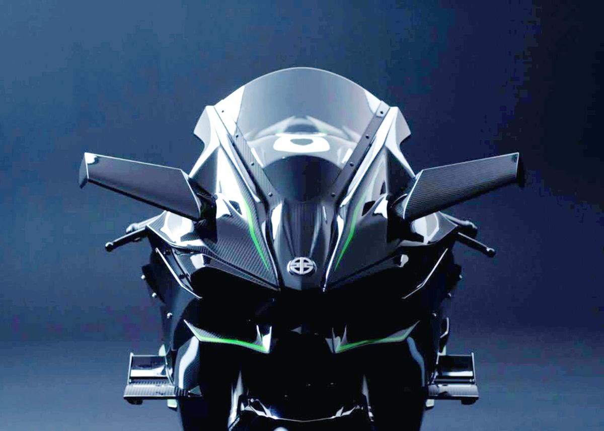 'Yamaha R1' Poster, picture, metal print, paint by Sam Gong | Displate