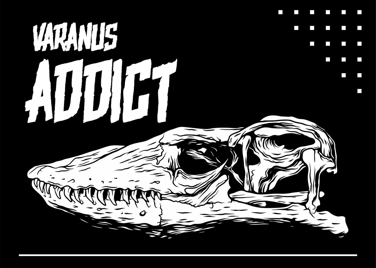 'varanus reptile' Poster, picture, metal print, paint by ReCreArtion ...