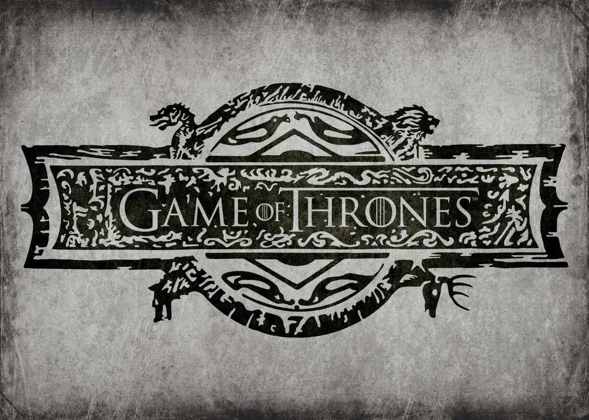 'Game of Thrones logo' Poster, picture, metal print, paint by Game of ...