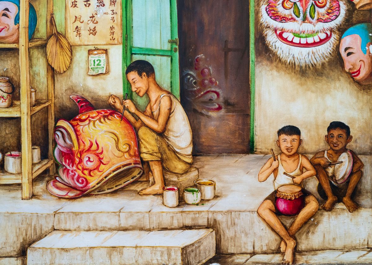 'Street Life' Poster by Travelling Fatman | Displate