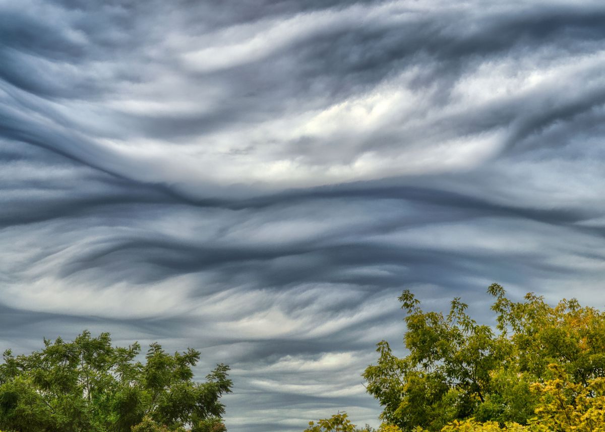 'Asperitas Clouds 1' Poster, picture, metal print, paint by Joyce ...