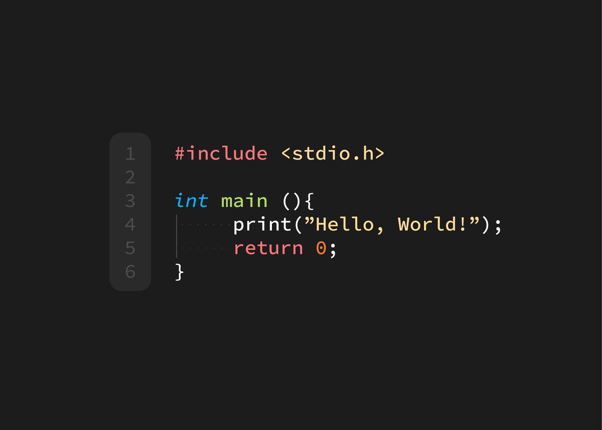 'Programming C' Poster, picture, metal print, paint by Fergy Izvan ...