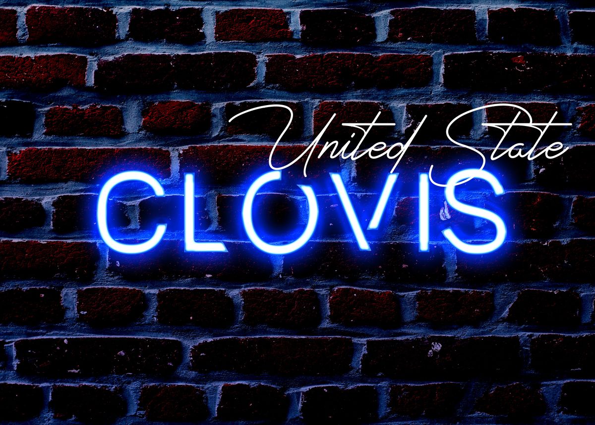 'Clovis' Poster, picture, metal print, paint by Wasi Blond | Displate