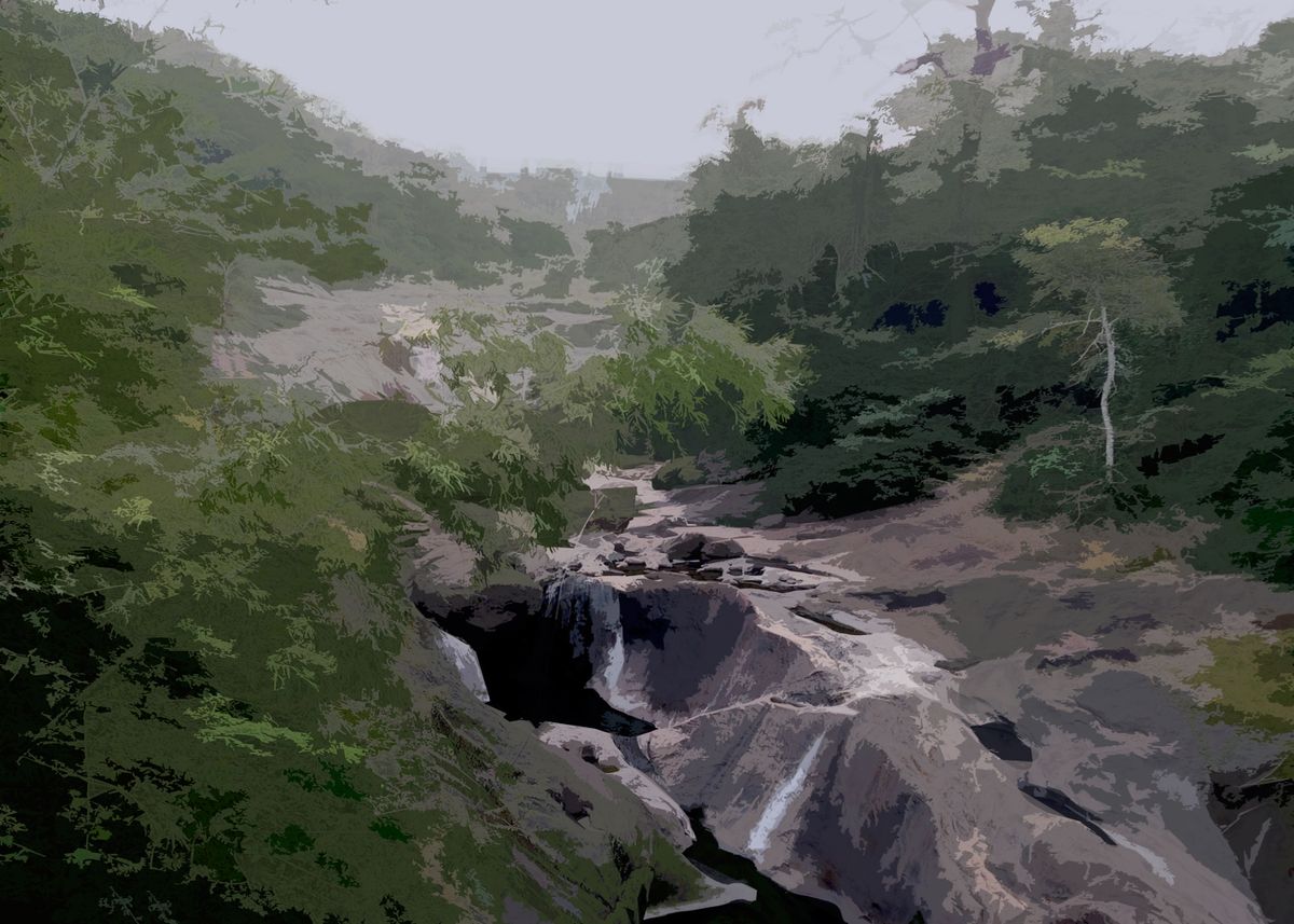 'Gorgeous Chasm' Poster, picture, metal print, paint by Gani Bijish ...