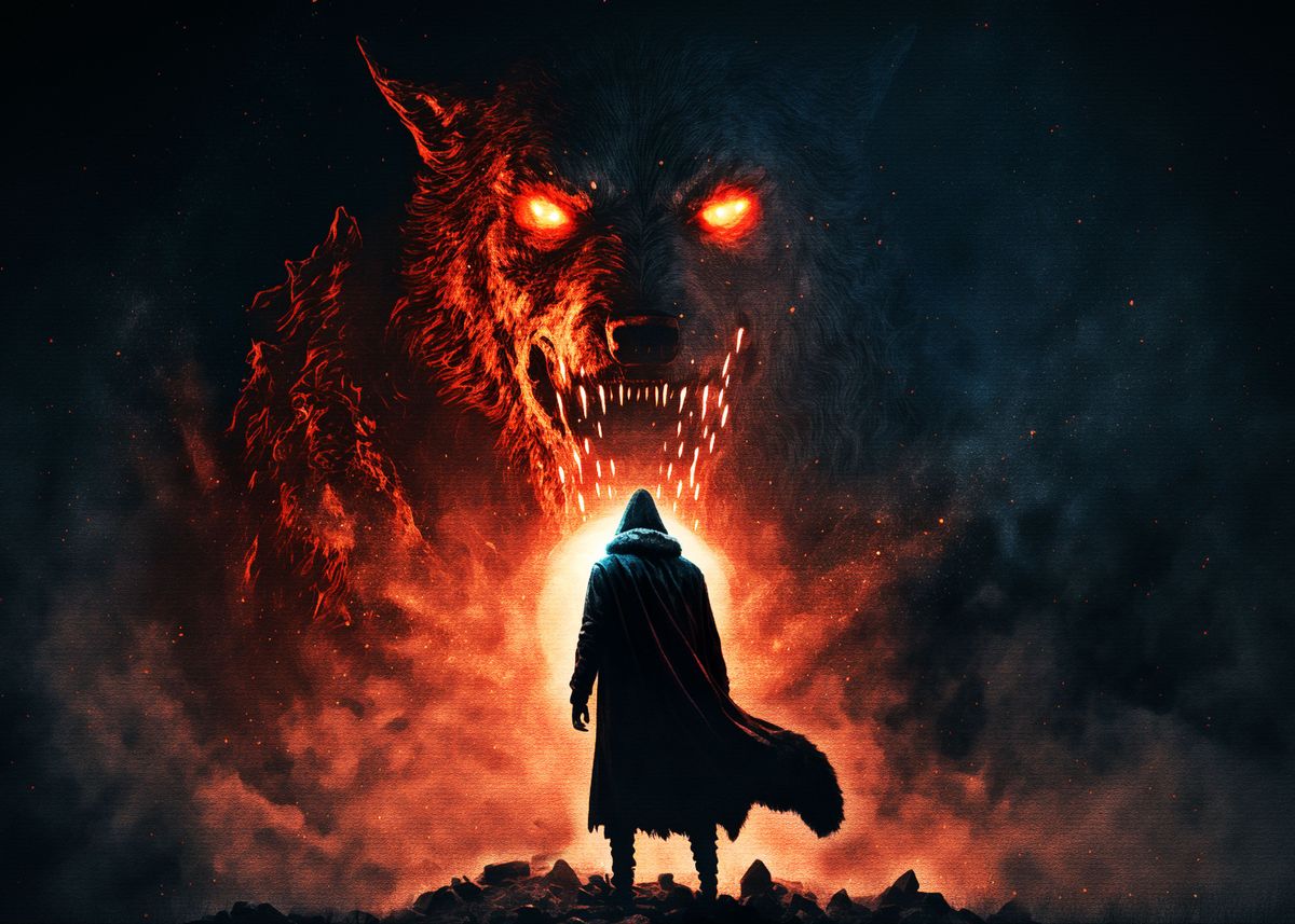 'Wolf Horror' Poster, picture, metal print, paint by Coffee Design ...