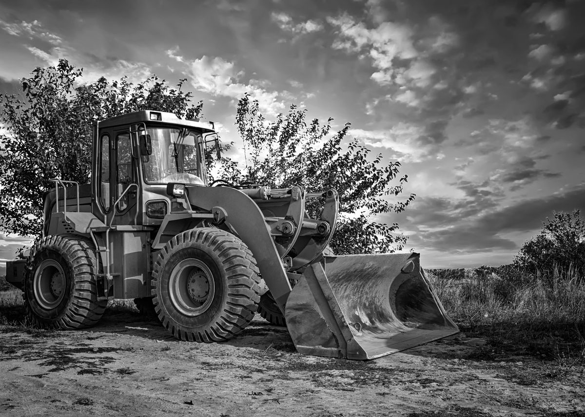 'bulldozer ' Poster, picture, metal print, paint by Eduard ...