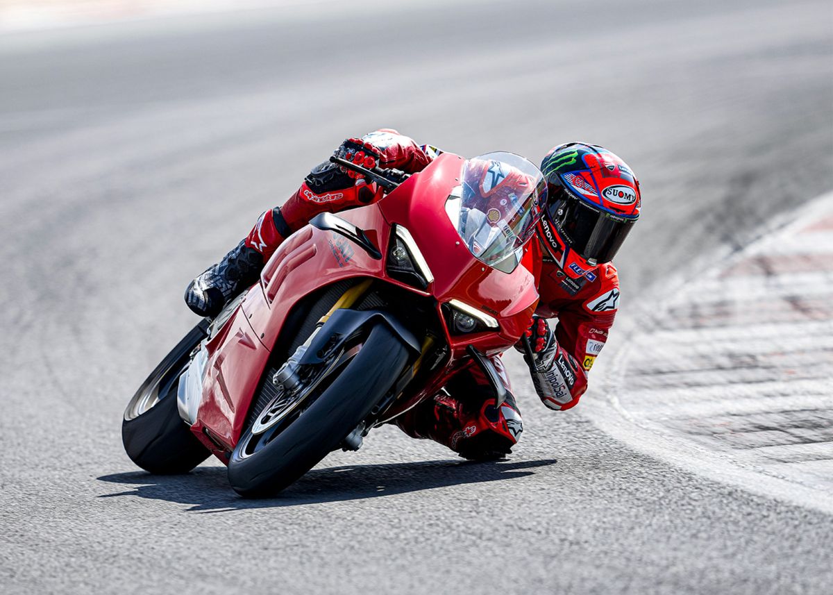 'DUCATI PANIGALE V4 SHOT 1' Poster, picture, metal print, paint by Flux ...