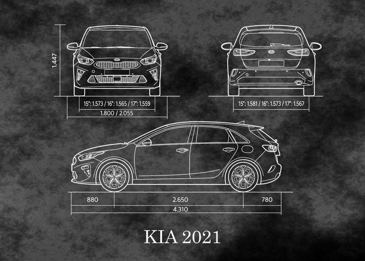 'kia 2021 ' Poster, picture, metal print, paint by Eng Hadoool | Displate