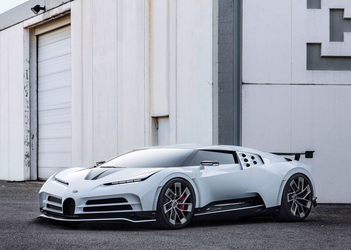 'Bugatti Centodieci' Poster, picture, metal print, paint by Supri GTR ...