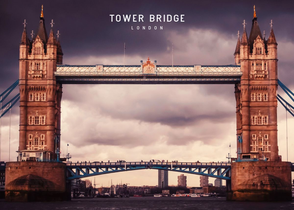 'Tower Bridge ' Poster, picture, metal print, paint by Travel Addict ...