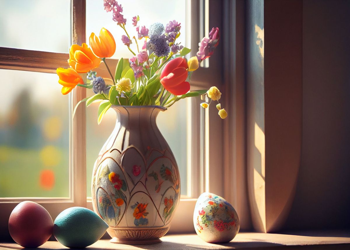 'Easter bells' Poster, picture, metal print, paint by Yuliia ...