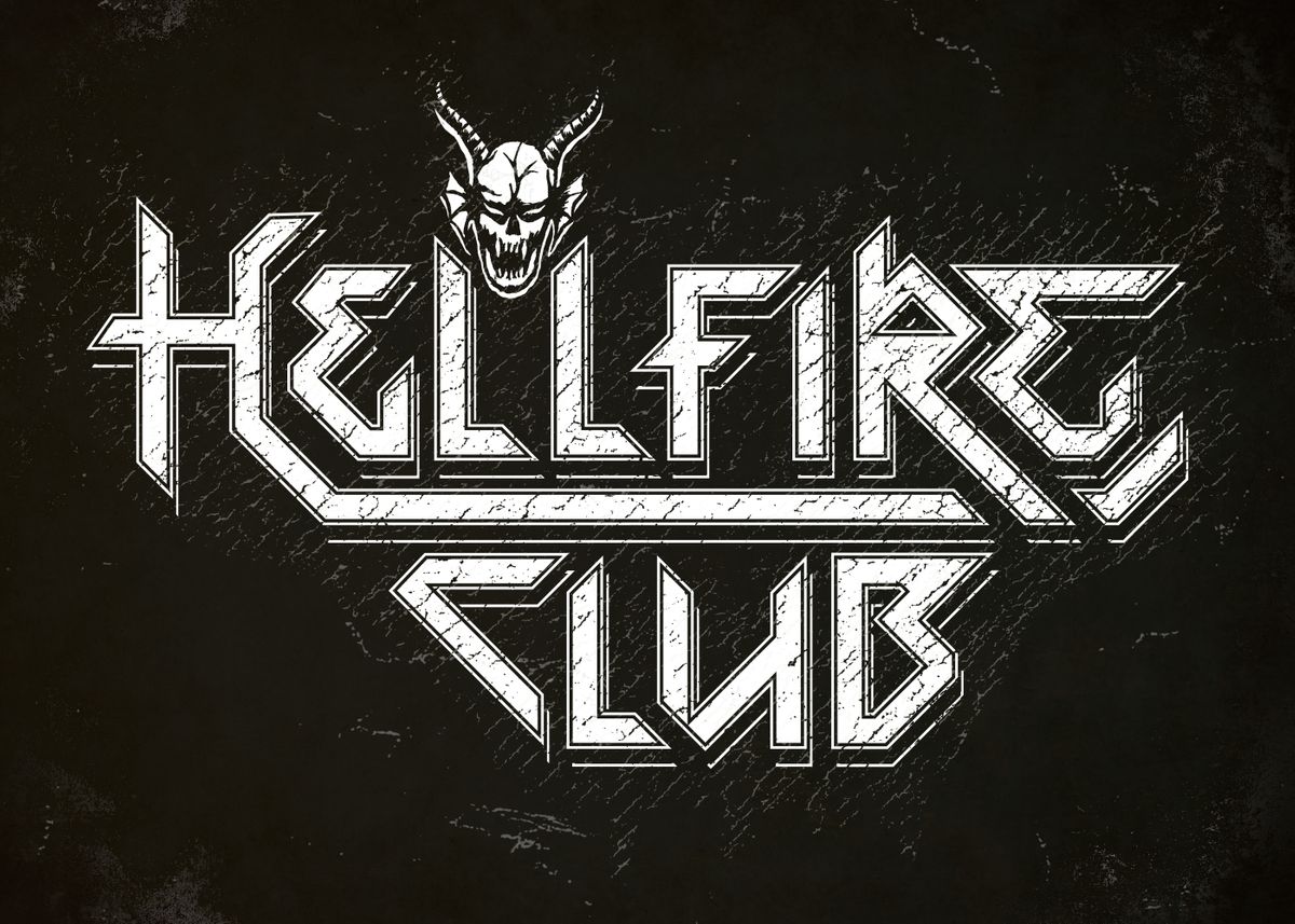 'Hellfire' Poster, picture, metal print, paint by Stranger Things ...