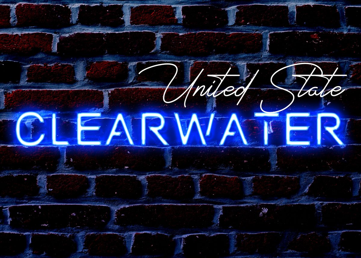 'Clearwater' Poster, picture, metal print, paint by Wasi Blond | Displate