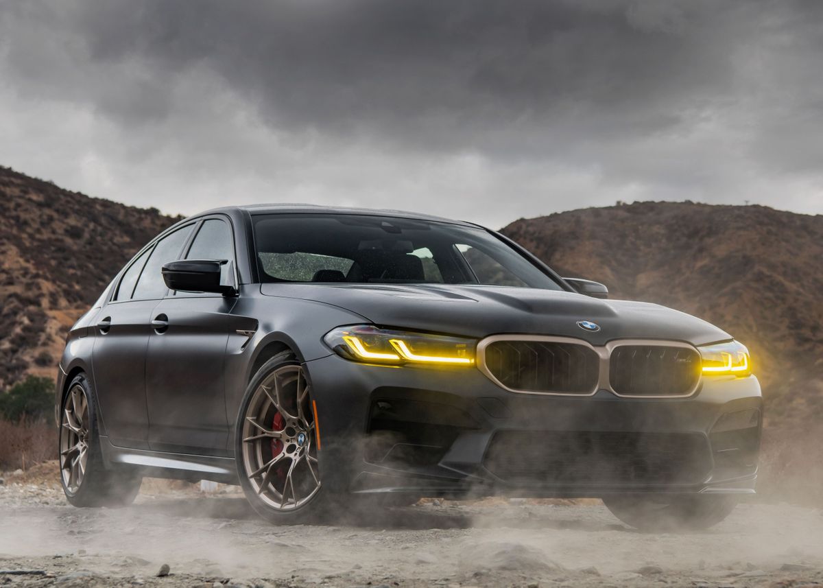 'BMW M5' Poster, picture, metal print, paint by Wolf Einstein | Displate