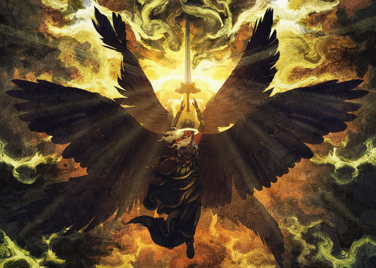 'Admonition Angel' Poster, picture, metal print, paint by Anato ...