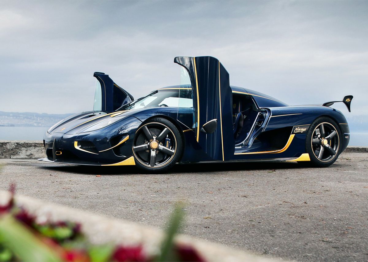 'Koenigsegg Agera RS' Poster, picture, metal print, paint by Job ...