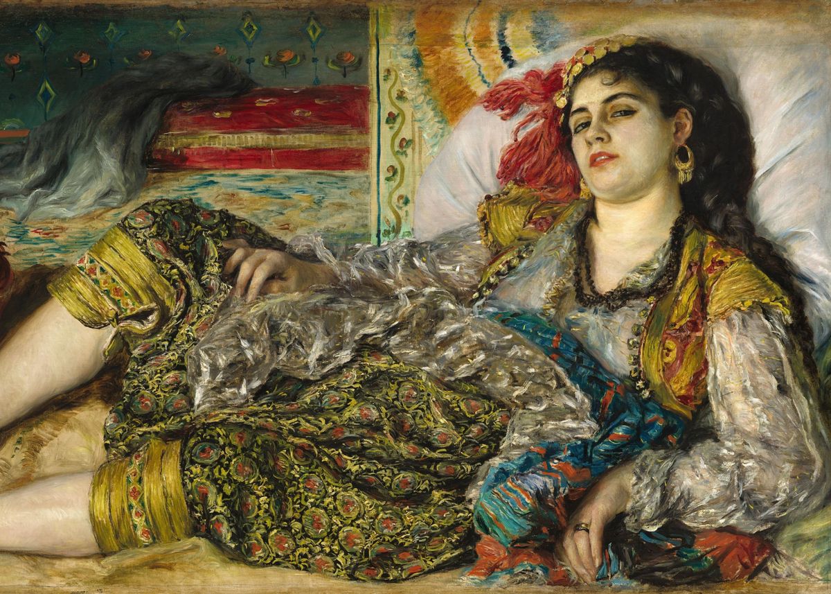 'Odalisque 1870 painting ' Poster, picture, metal print, paint by Sloka ...