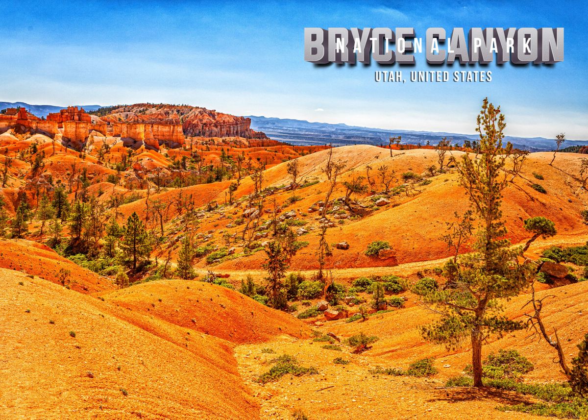 'Bryce Canyon National Park' Poster, picture, metal print, paint by ...