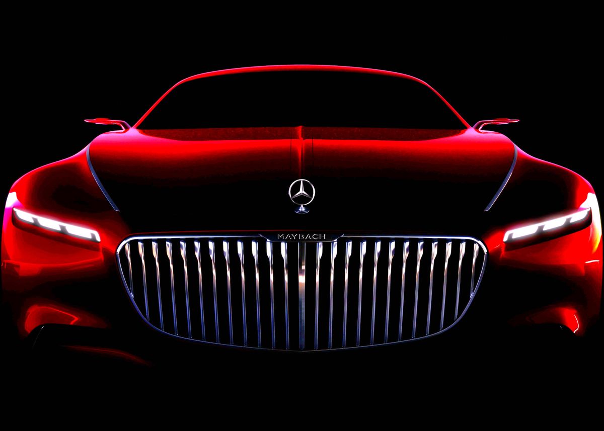 'Mercedes Benz Maybach 6' Poster, picture, metal print, paint by Marcel ...