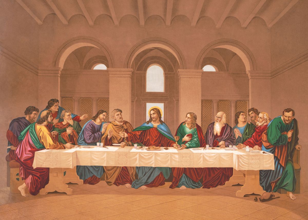 'The Last Supper' Poster, picture, metal print, paint by crbn design ...
