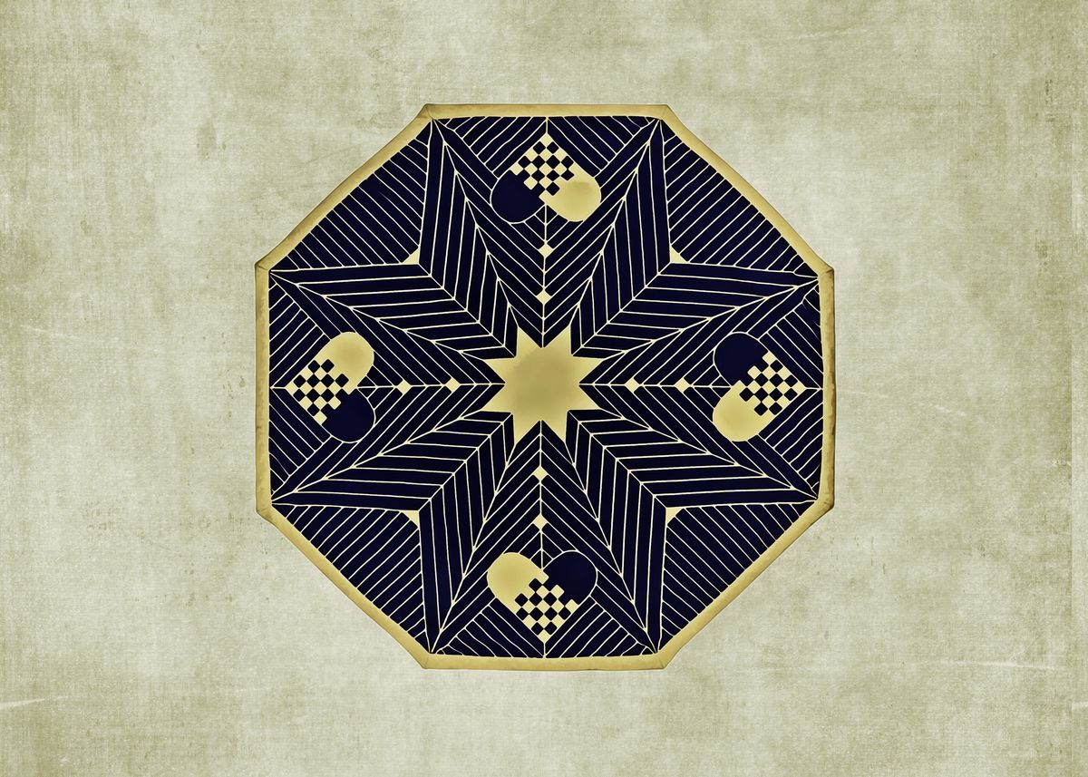 'octagonal' Poster by PLUOCK KOK | Displate